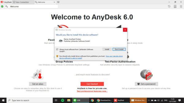 วิธีติดตั้ง Anydesk Remote - Allied Software & Computer